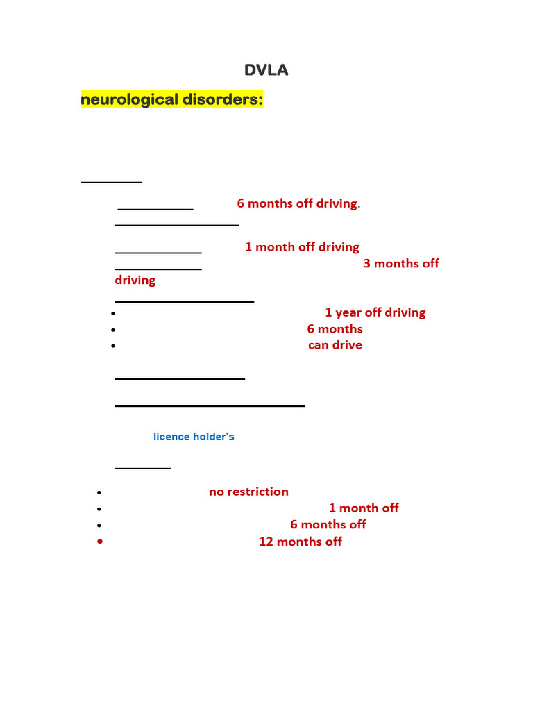DVLA Driving PDF | PDF | Hypoglycemia | Clinical Medicine