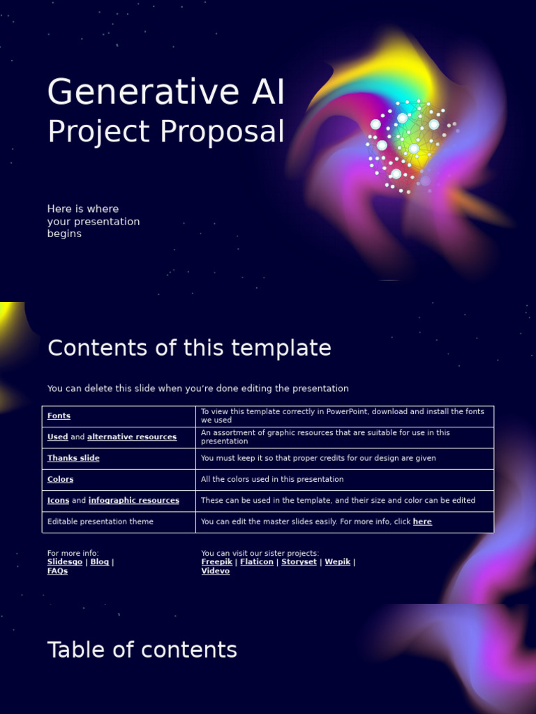 Generative AI Project Proposal by Slidesgo | PDF | Expense | Customer ... Generative AI Project Proposal by Slidesgo | PDF | Expense | Customer ...