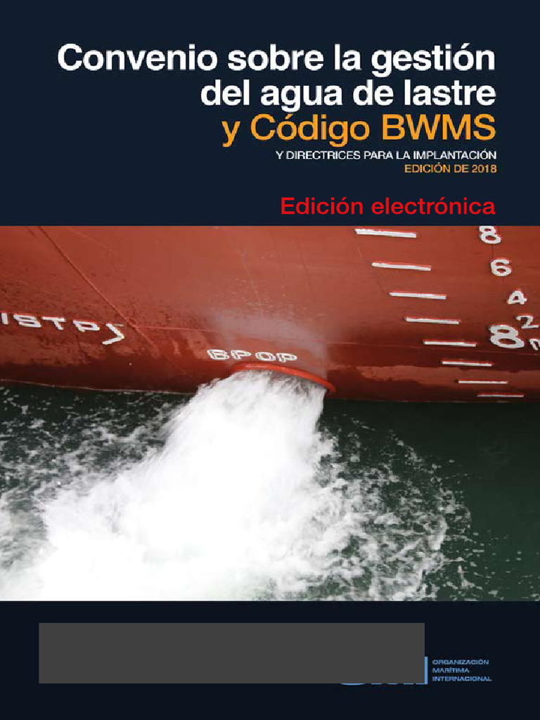 Convenio BWM 2018: Gestión de Agua de Lastre | PDF | Agua | Ciencias de ...