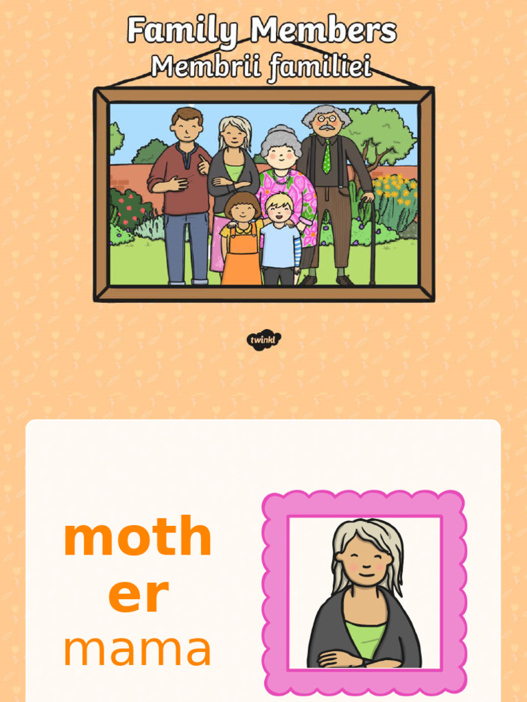 T T 6167 Family Members Powerpoint English Romanian | PDF