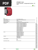 Schneider XPSUAF13AP | PDF | Relay | Switch