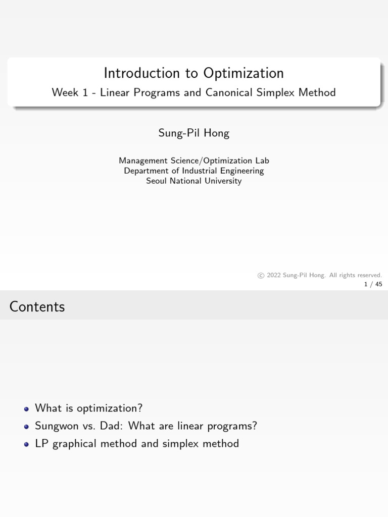 Asset-V1 SNUx+SNU024.022.1x+2T2022+type@asset+block@Week1 | PDF | Linear Programming ...