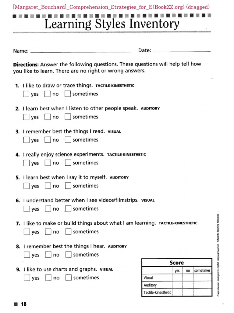 2 - Learning Style Inventory | PDF