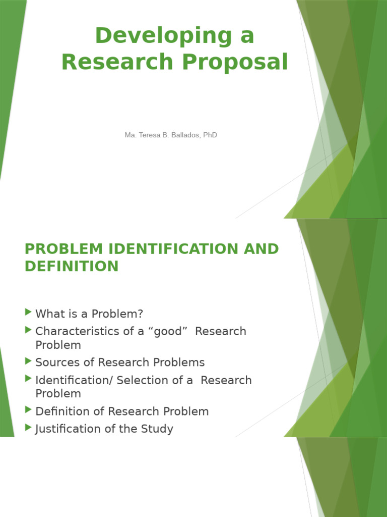 Developing A Research Proposal | PDF | Sampling (Statistics) | Hypothesis