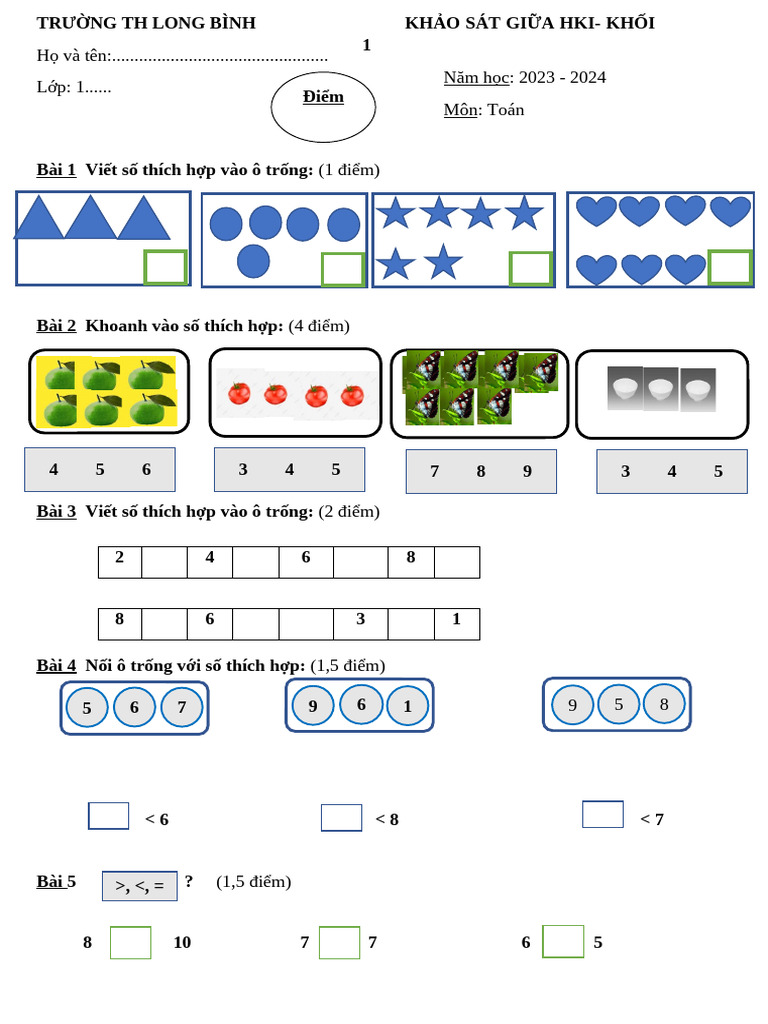 ĐỀ ÔN GHK1 | PDF