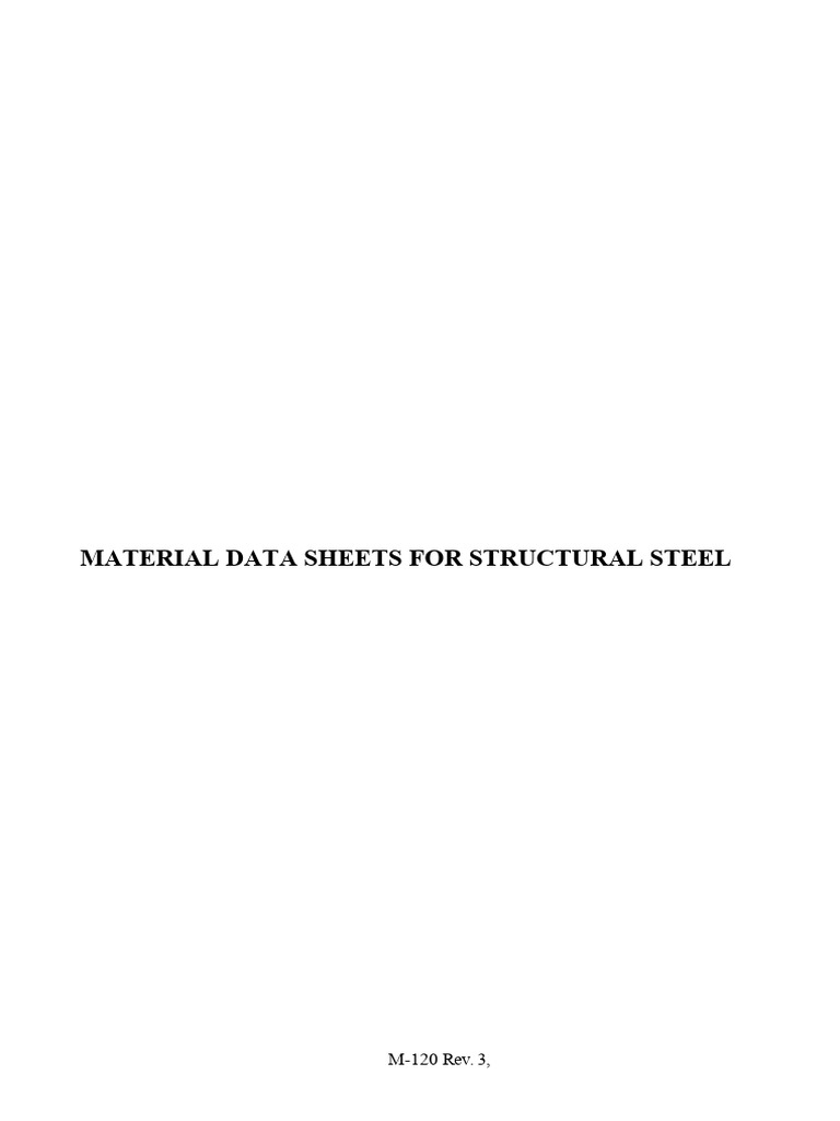 Material Data Sheet S235, S275, S355 | PDF