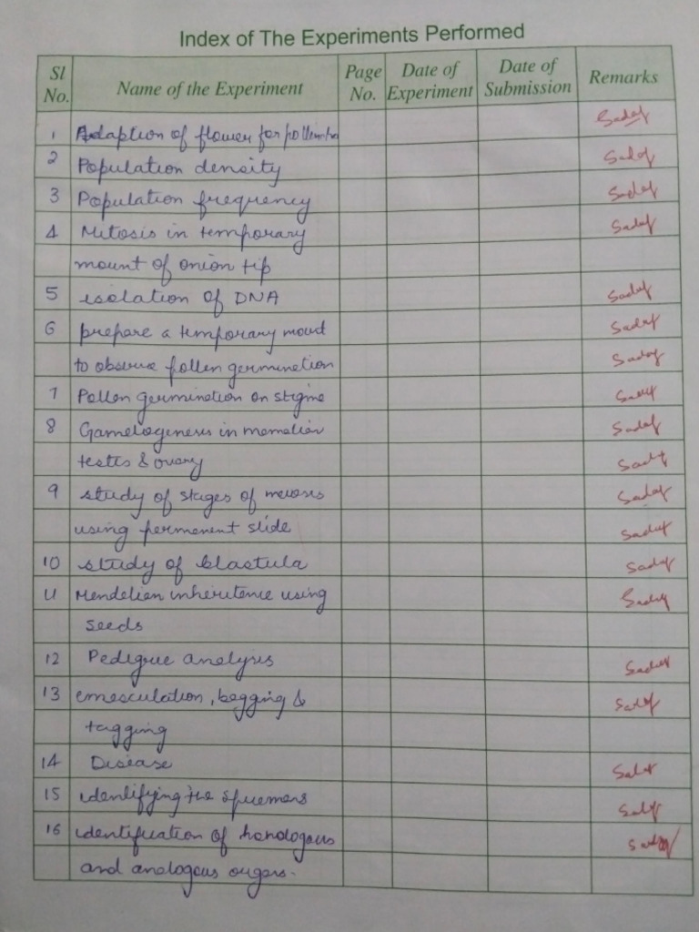 Bio Practical Pdf