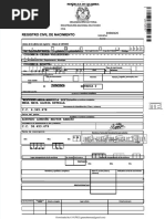 Registro Civil de Nacimiento | PDF | Gobierno | Derecho Civil (Common Law)