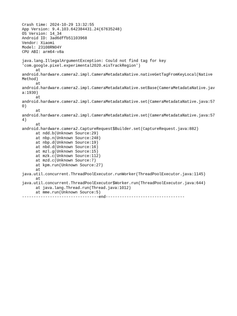 Crash 20241029 | PDF