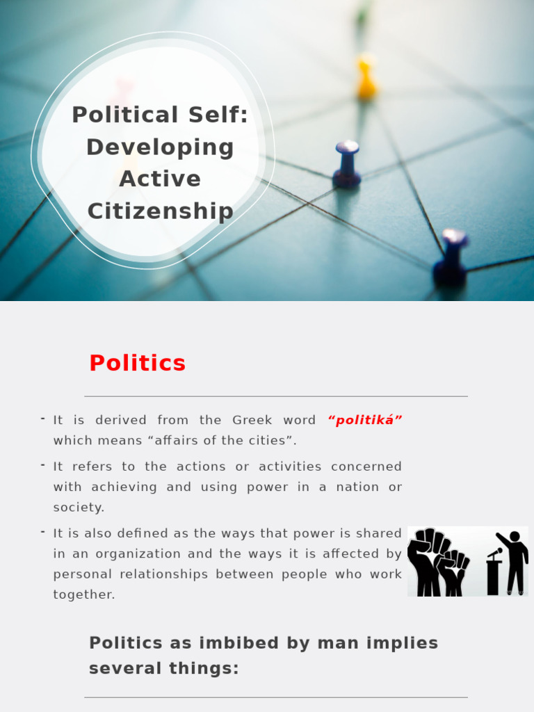 Political Self | PDF | Leadership | Scientific Theories