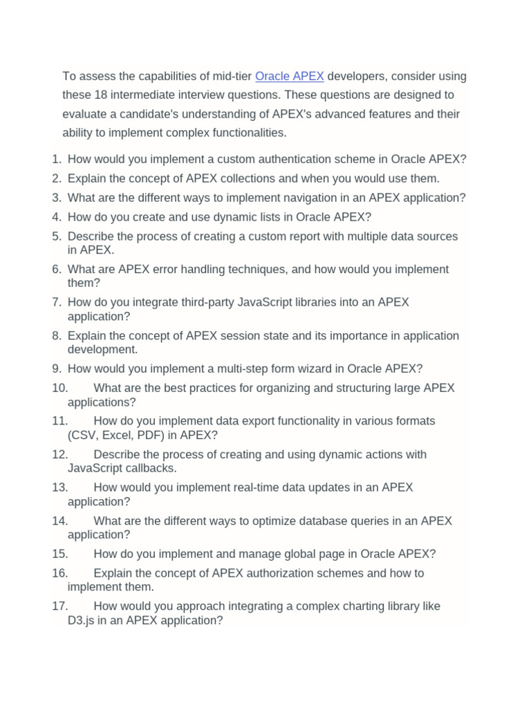 To Assess The Capabilities of Mid Apex Developer | PDF | Art