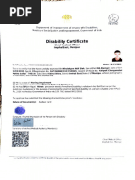 Disability Certification Guide | PDF