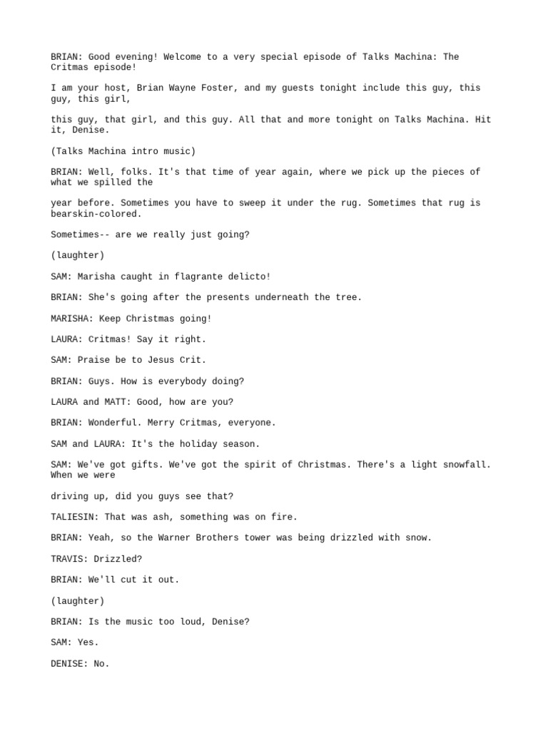 s01 - One Shot - Critical Role's Critmas! | PDF