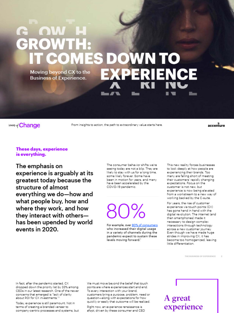 Business of Experience Full Report Accenture Interactive | PDF | Brand ...