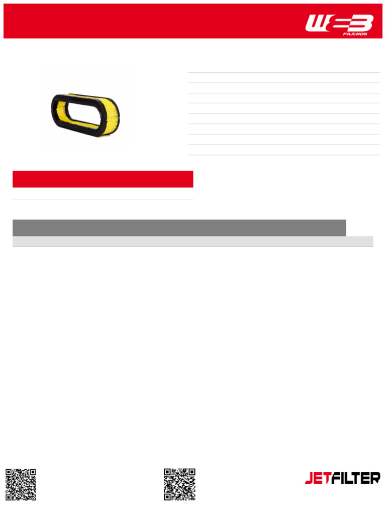 Ficha Tecnica WCA-0092 | PDF