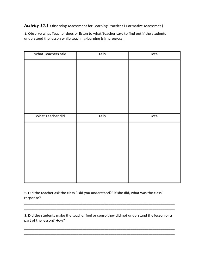 FS1-Episode-12 - Activities | PDF | Educational Assessment | Learning