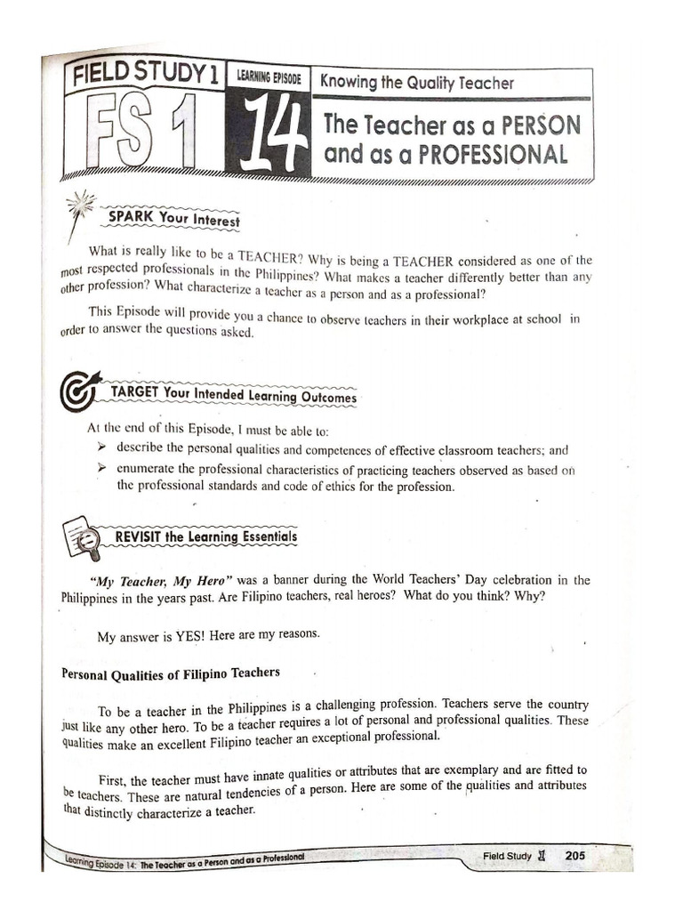 FS1-Episode-14 - Activities | PDF