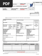 ECSA Candidate Registration Application Form | PDF | Cheque | Banks