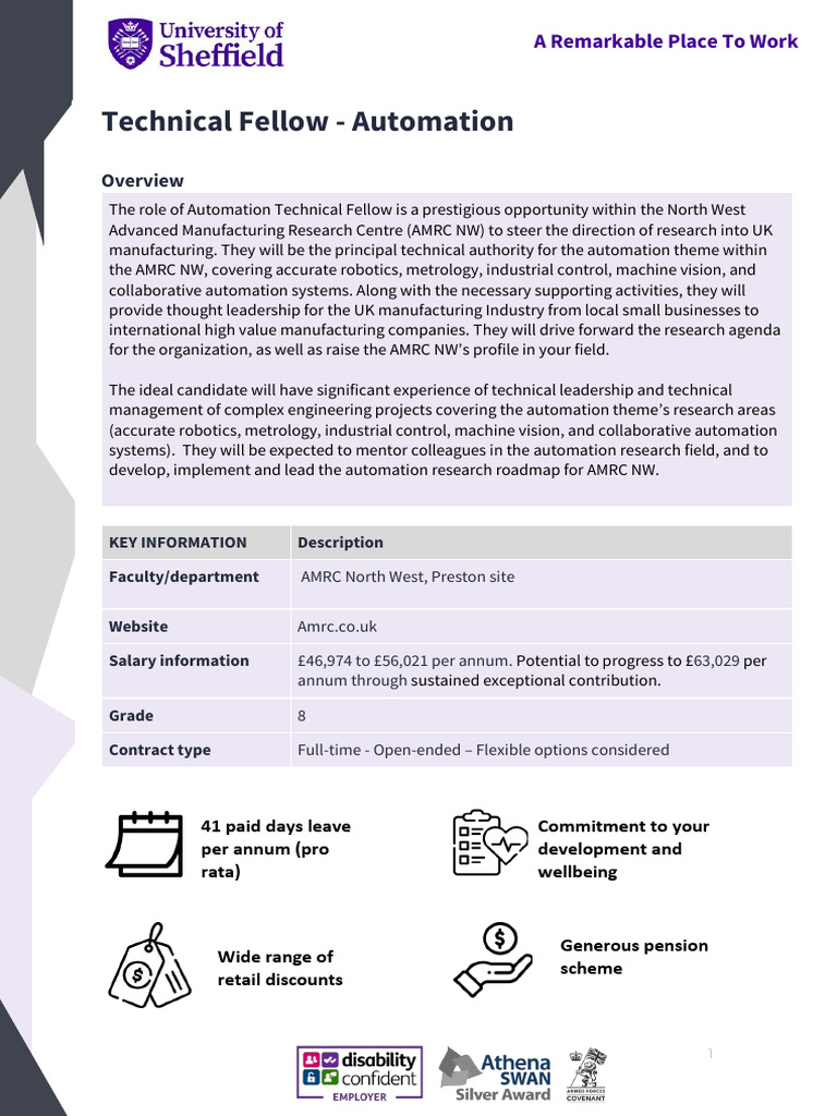 Technical Fellow (Automation) JD | PDF | Automation | Business