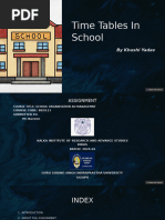 Matric Rewrite Timetable 2025 | PDF