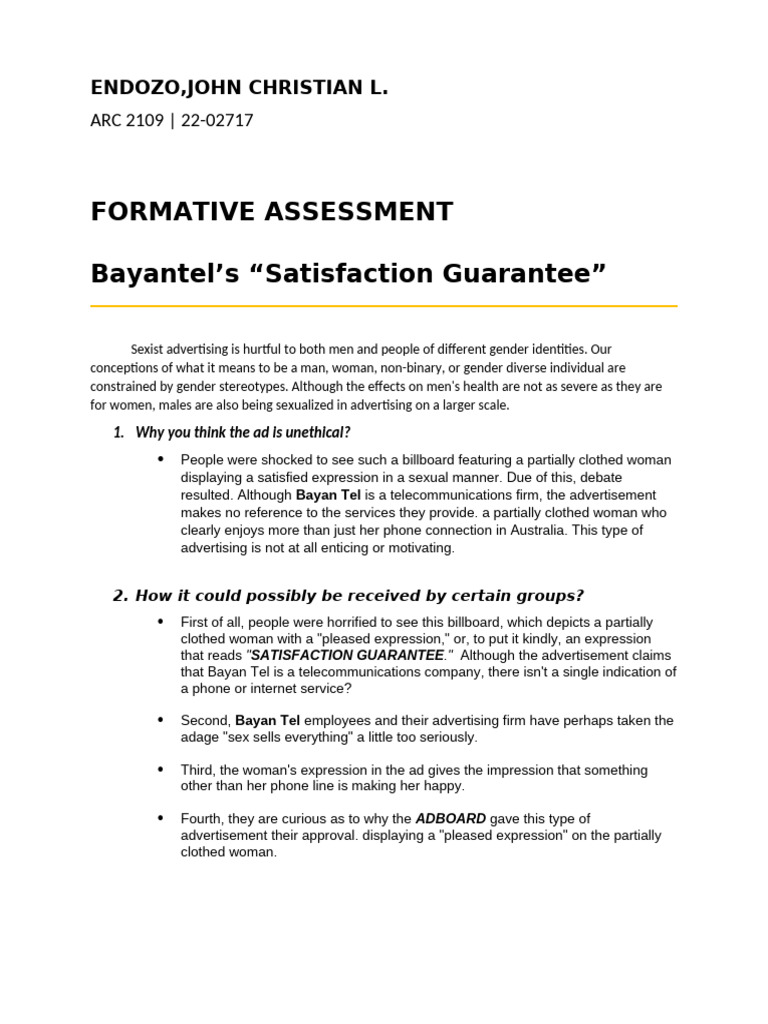 Endozo, John Christian L. | PDF | Social Science