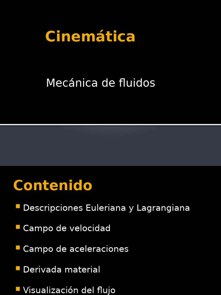 Introducción A La Cinemática | PDF | Aceleración | Mecánica de fluidos