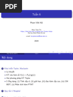 btl gt1 lí thuyết taylor maclaurin final | PDF