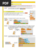 Cahier Scratch 5eme | PDF | Nage | Programme informatique