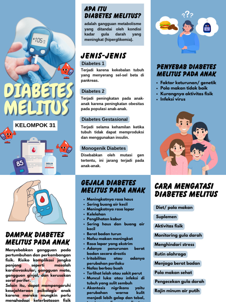 Leaflet Diabetes Militus | PDF | Kesehatan Holistik