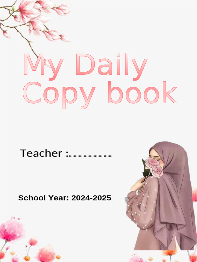 Ms Daily Copy Book 2024-2025 | PDF | Career & Growth