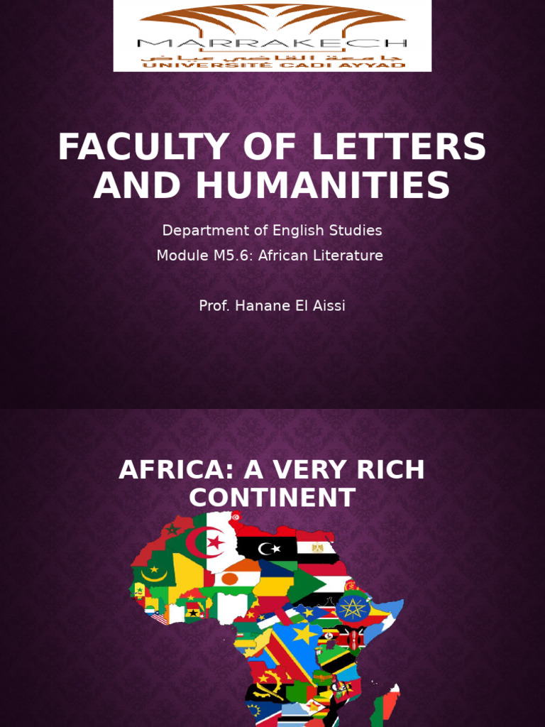 Overview of African Literature | PDF | African Literature | Postcolonialism