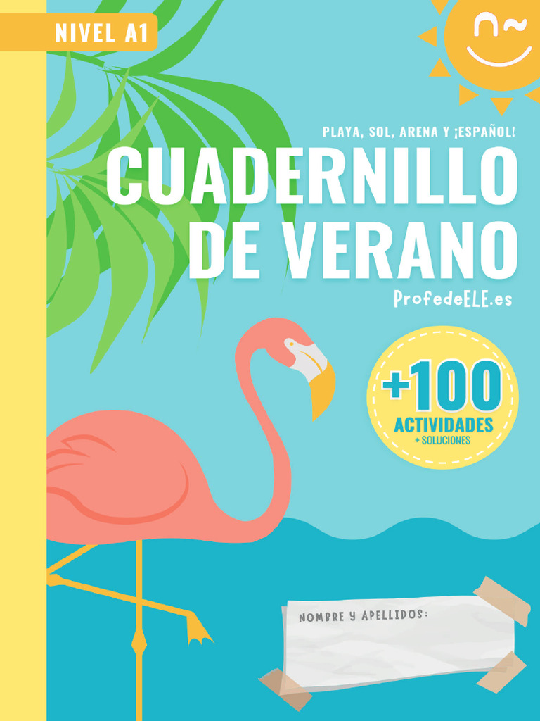 Cuadernillo de Verano A1 Sin Soluciones (Comprimido) - ProfedeELE (v.1. ...