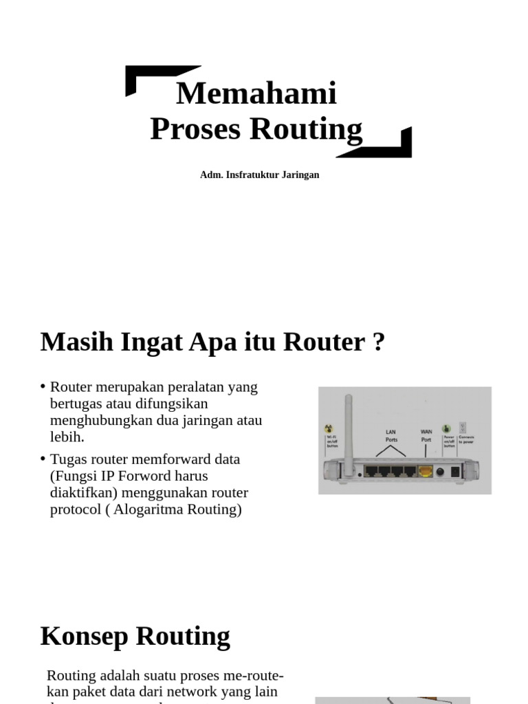 Memahami Proses Routing | PDF