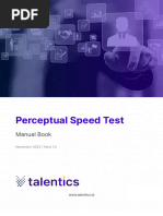 Perceptual Speed Test Ver 2021 | PDF