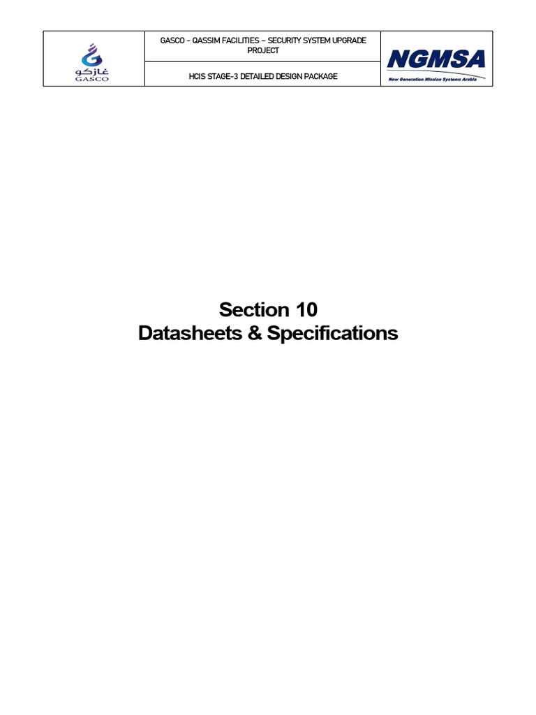 02 Datasheets & Specifications | PDF