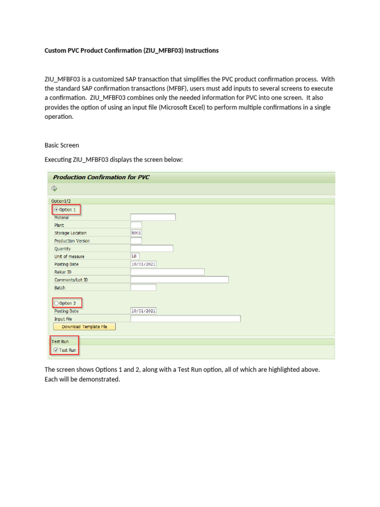 PVC Product Confirmation Guide (ZIU_MFBF03) | PDF | Computing ...