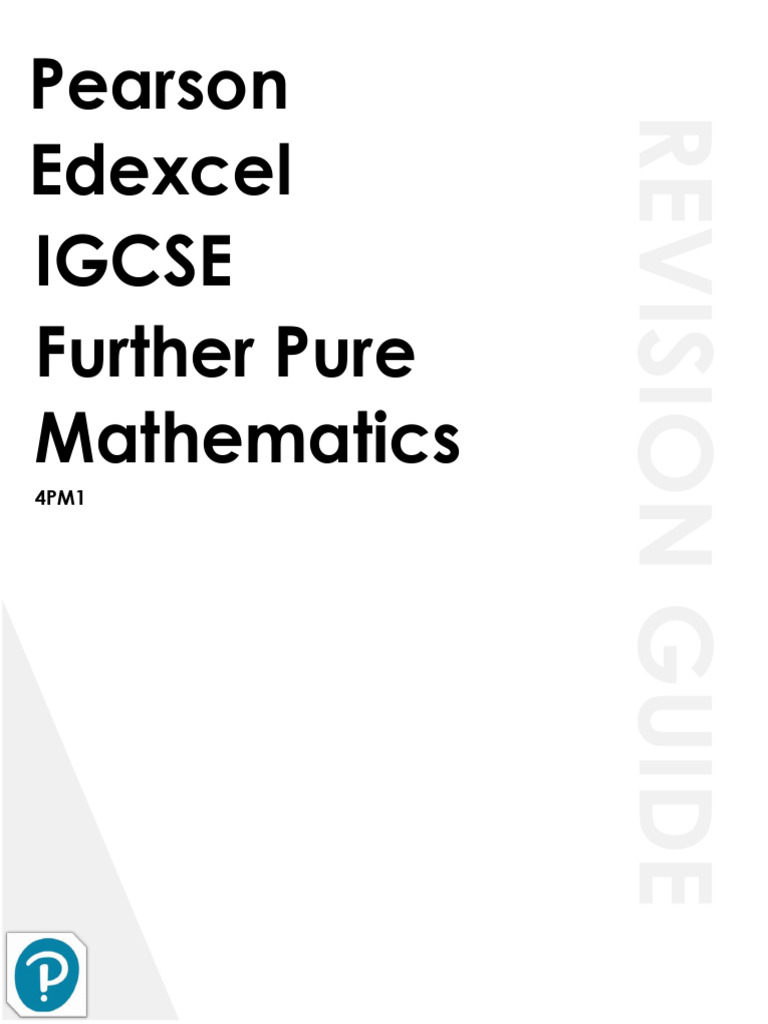 Edexcel IGCSE Further Pure Mathematics 4PM1 Revision Notes | PDF ...