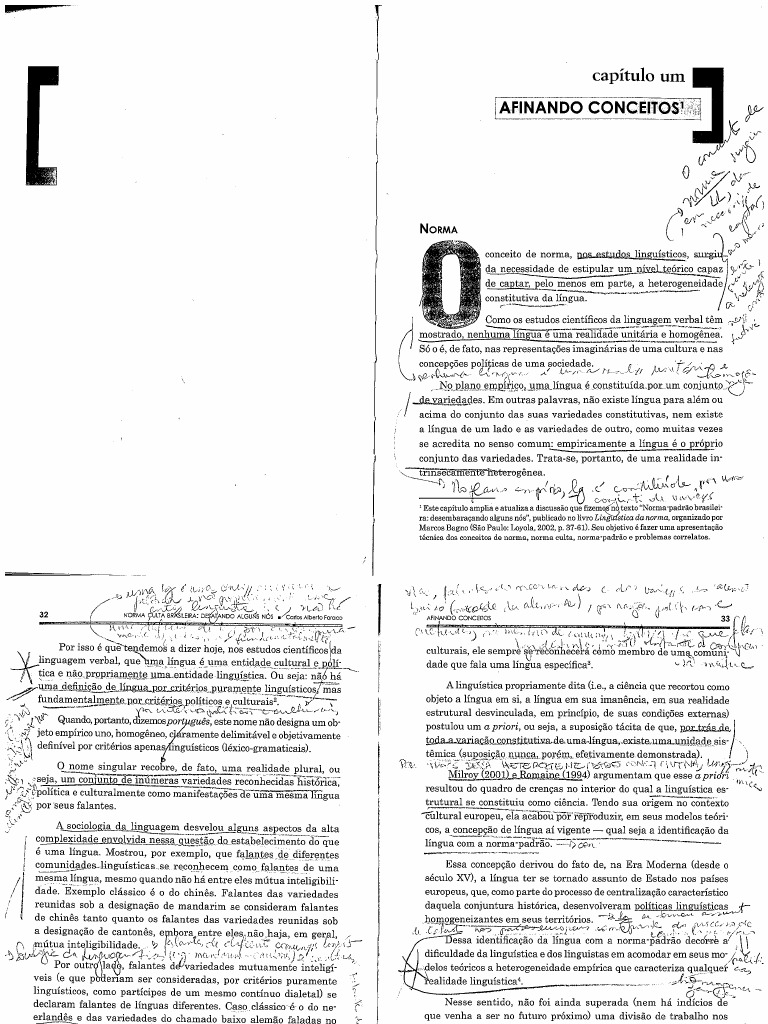 Unidade 1.2 - FARACO (2008) | PDF