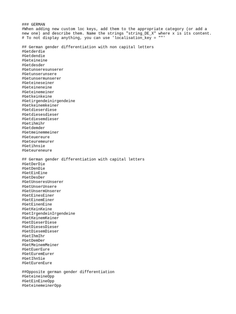 00 Customizable Localisation DE | PDF | Religious Denomination ...