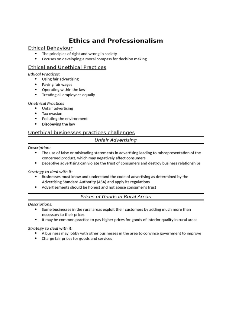 Business Paper 2 Study Notes | PDF | Corporate Social Responsibility ...