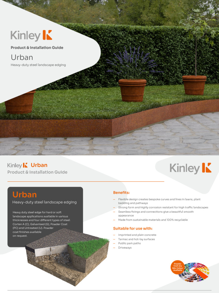 Kinley Product & Install Guide - Urban | PDF | Corrosion | Steel
