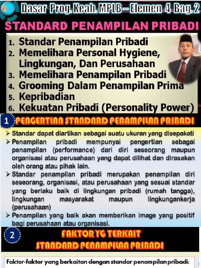 4.2. Standar Penampilan Pribadi | PDF