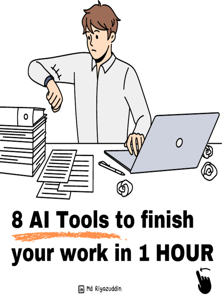 8 AI Tools To Finish Your Work in 1 Hour ? | PDF
