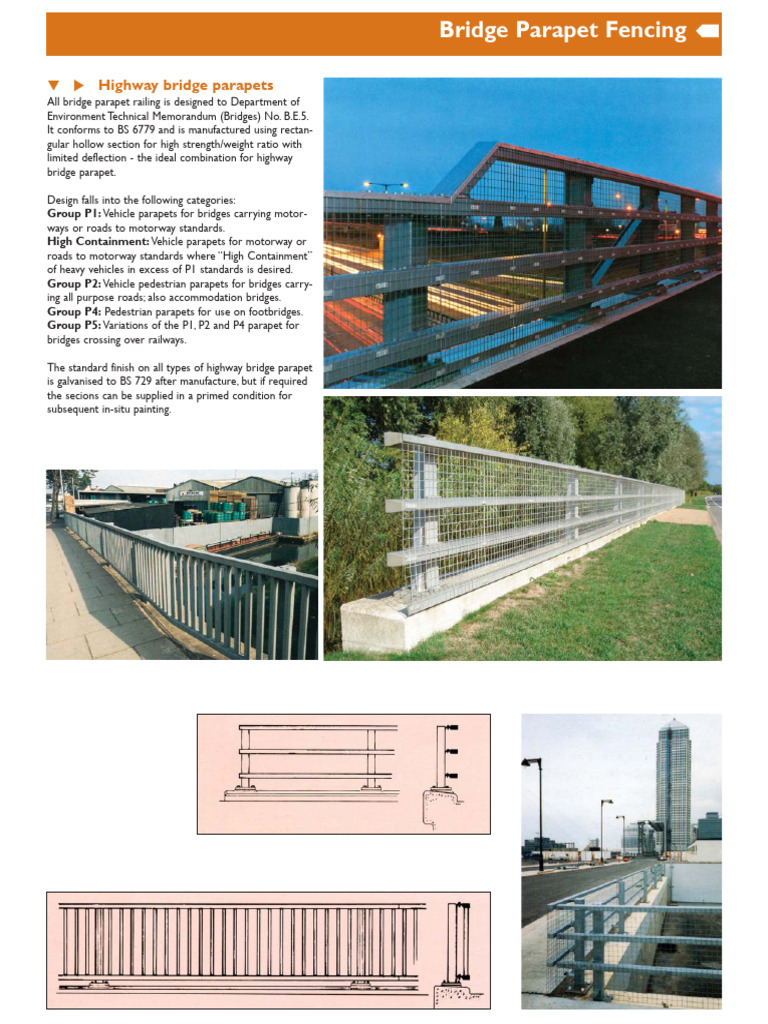 Highway Bridge Parapet Guide | PDF | Computers | Technology & Engineering