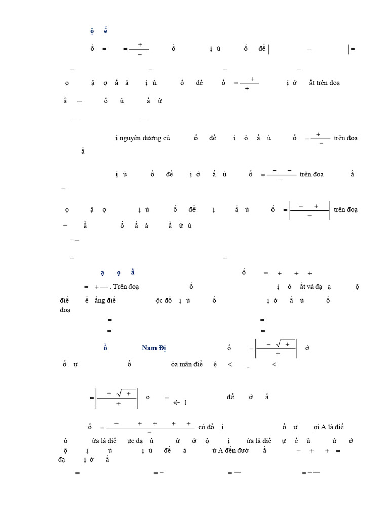 Min Max Hàm Phân TH C | PDF
