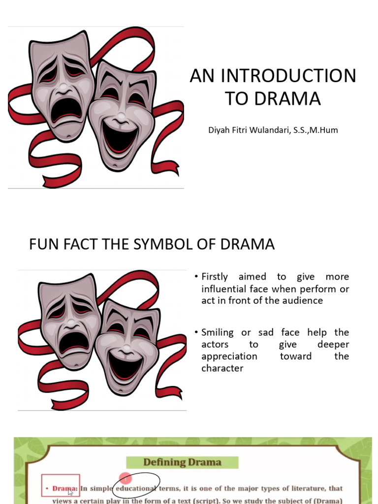 Meeting 1 - Introduction To Drama | PDF