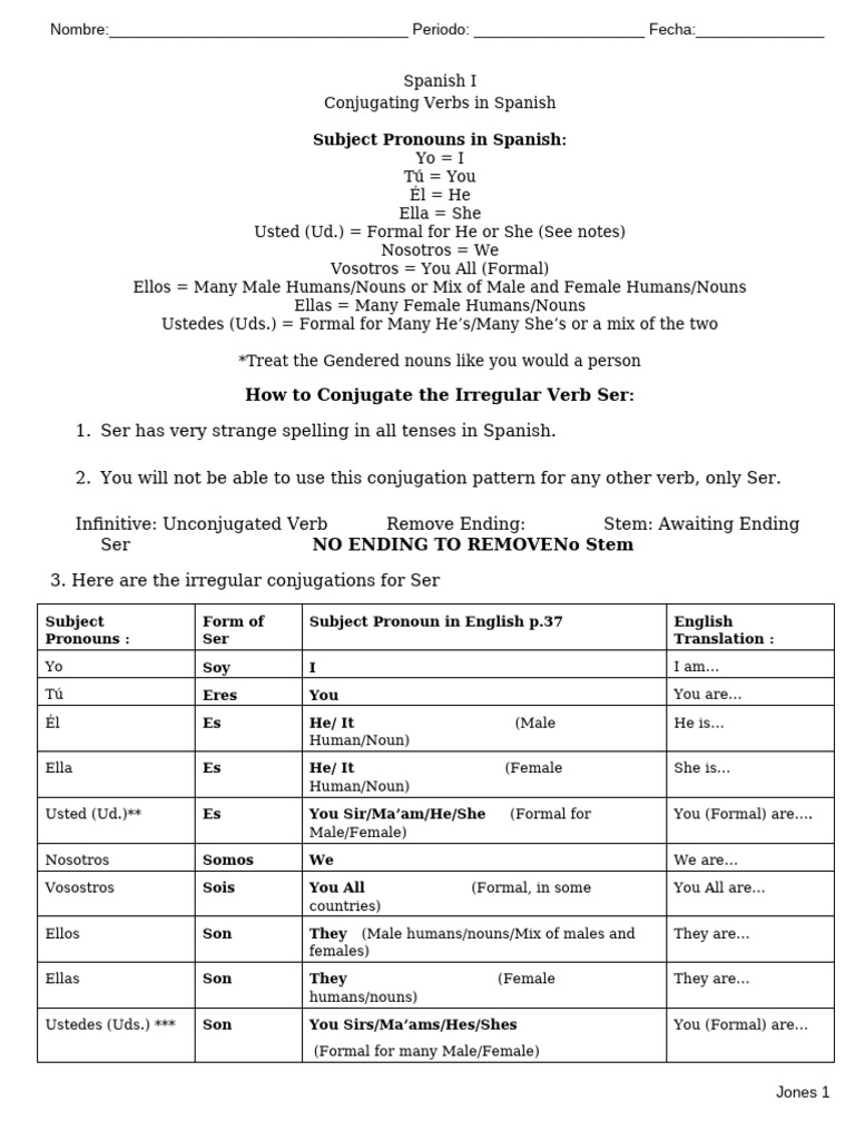 Present Indicative | PDF | Grammatical Conjugation | Syntactic Relationships
