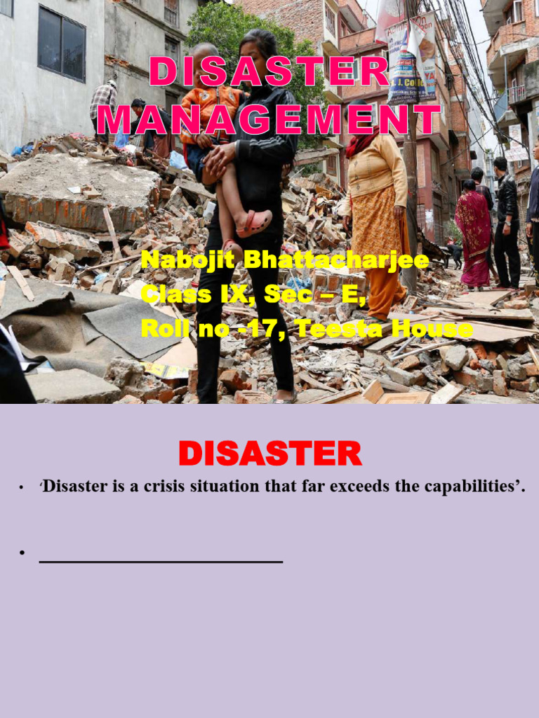 Comprehensive Guide to Disaster Management | PDF | Natural Disasters ...