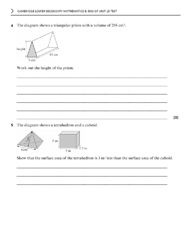 Clearer Math Test Paper v2 | PDF