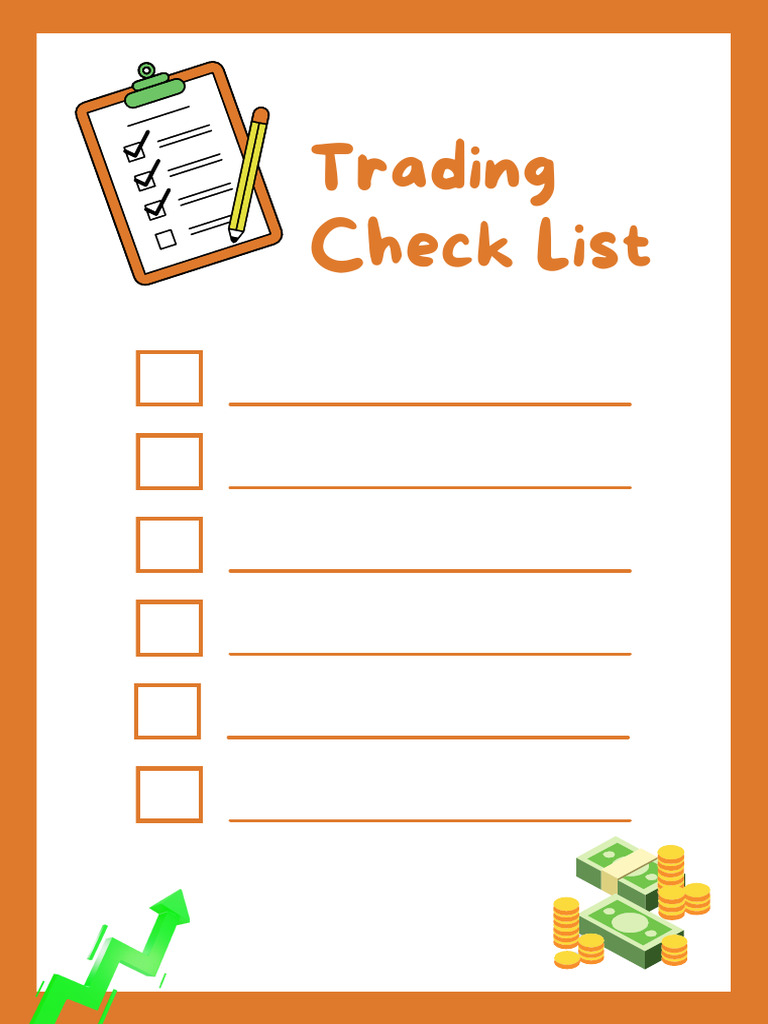 Trading Checklist 02 Colorful | PDF